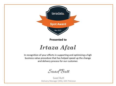 Irtaza Afzal On Linkedin Sql Data Teradata Queryoptimization Gratitude
