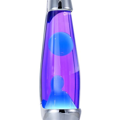 Mathmos Neo Lava Lamp Bottle Violet Turquoise