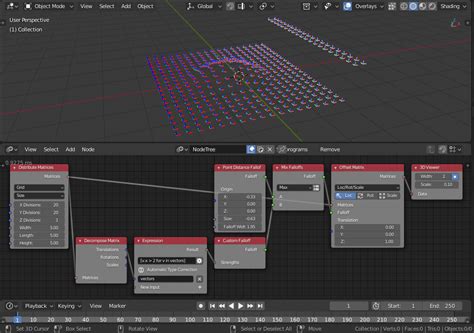Animation Nodes Object Id Keys Additional Influence For A Selected