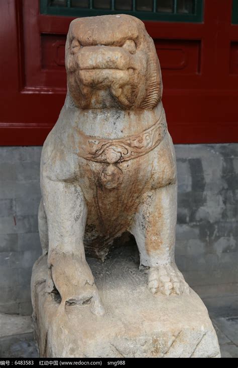 五塔寺石刻元代的坐狮子雕像高清图片下载红动中国