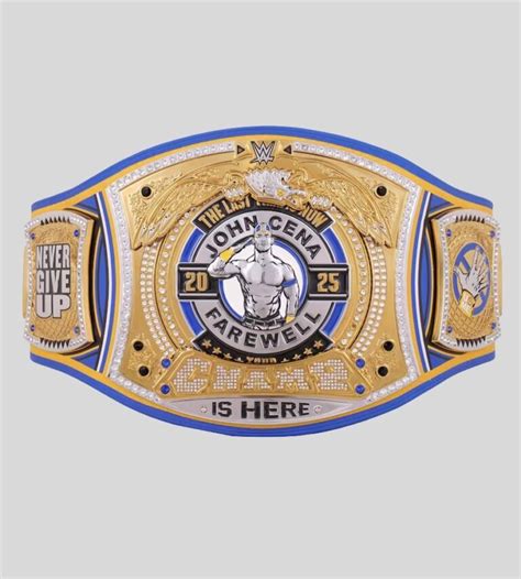 John Cena Farewell Wwe Championship Belt 2025