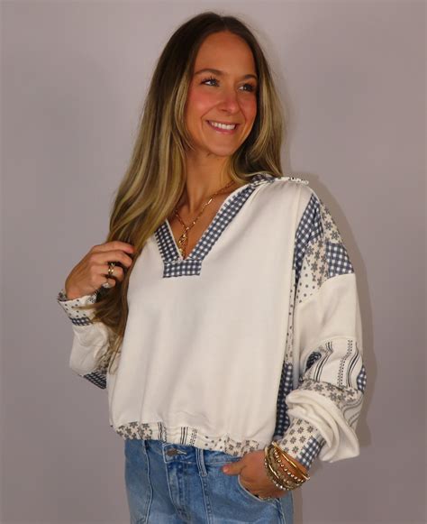 Sammy Patchwork Top August Moon