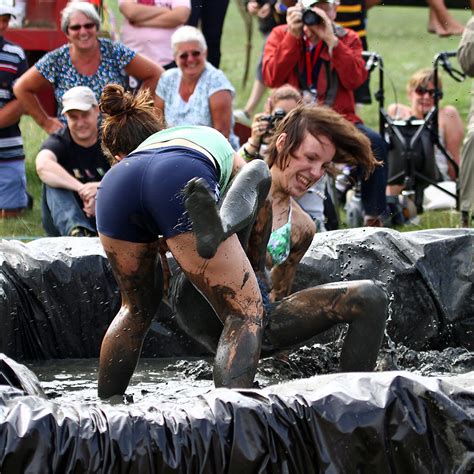 More Ladies Mud Wrestling The Second Fall Ken Wewerka Flickr