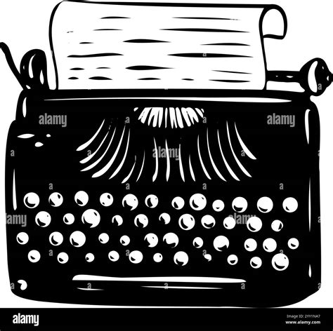 Typewriter Vector Illustration Stock Vector Image And Art Alamy