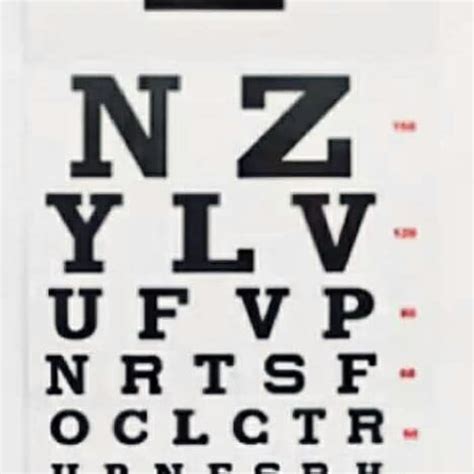Jual Snellen Chart Tes Mata Pemeriksaan Visus Shopee Indonesia