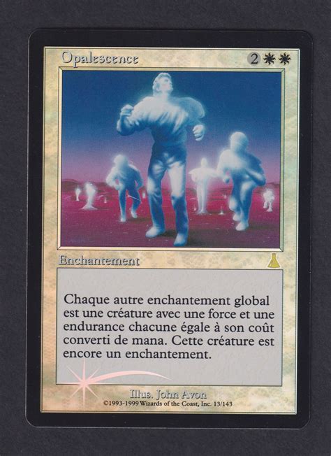 Magic Mtg Opalescence Destinée Durza Exc Fr Foil Ebay