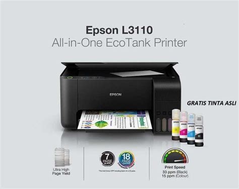 Jual Printer Epson L3110 All In One Printer Di Seller Mandiri
