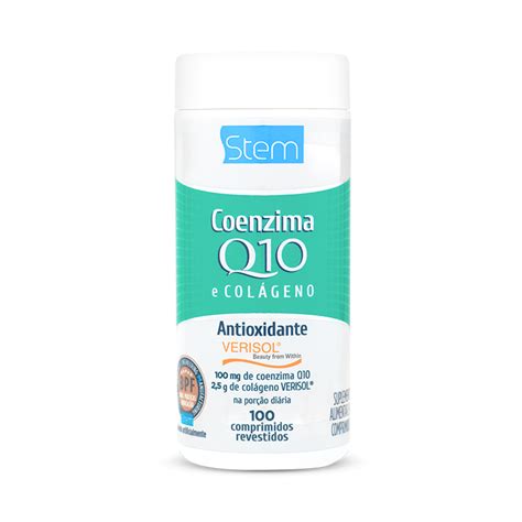 Colágeno Hidrolisado 750 Mg Coenzima Q10 100 Comprimidos Stem
