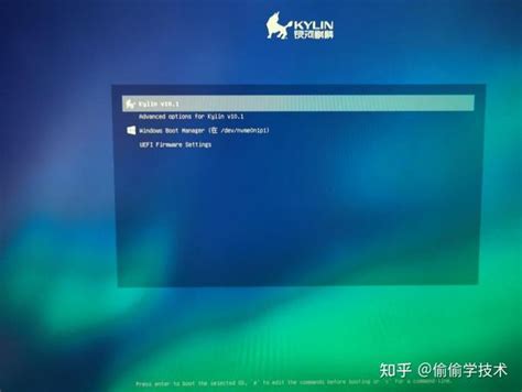 银河麒麟桌面操作系统 V10与windows 双系统安装手册 知乎