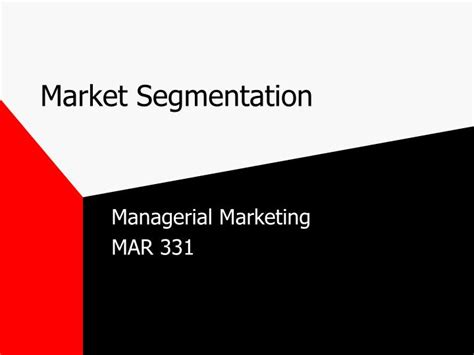 Ppt Market Segmentation Powerpoint Presentation Free Download Id 2719988