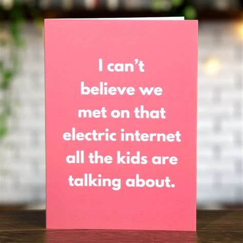 Electric Internet Card Cards That Dont Suck™ Minimalist Studio