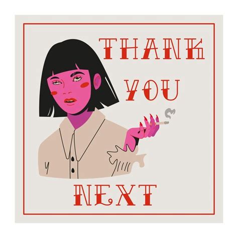 Premium Vector Feminist Poster Girl Power Card Thank You Next Quote