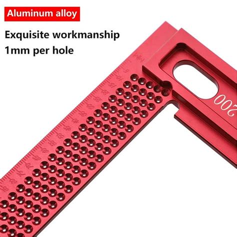 Regla De Medición De Aleación De Aluminio Medidor De Posicionamiento