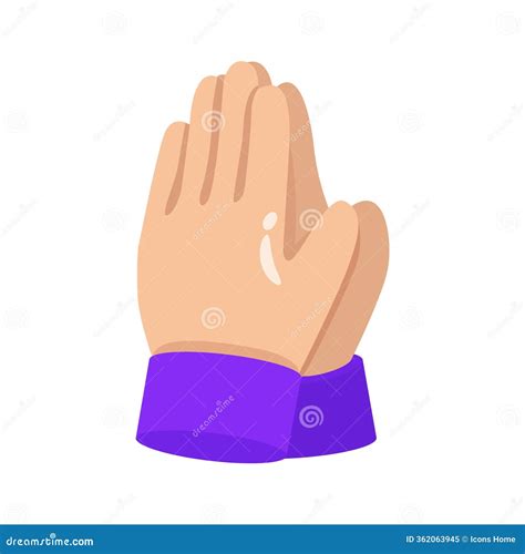 Supplication Dua Cartoon Vector 291030761