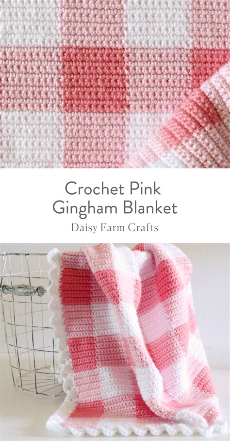 Free Crochet Pattern Crochet Gingham Blanket Artofit