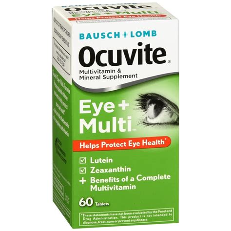 Bausch Lomb Ocuvite Eye Multi Tablets 60 Tb Medcare Wholesale