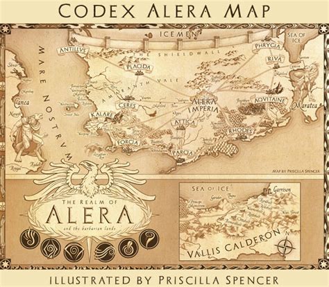 Maps For Codex Alera Series Codex Alera Wiki Fandom