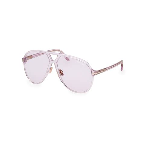 Tom Ford Ft 1061 Bertrand 78y Shiny Lilac Sunglasses Man