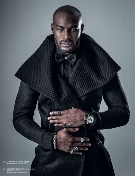 Tyson Beckford Embraces Black Fashions For And Men Cover Shoot The