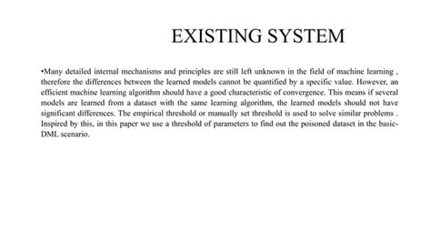 Data Poison Detection Schemes For Distributed Machine Learningpptx