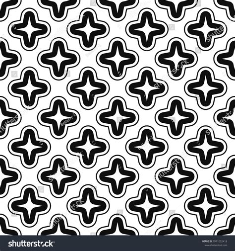 Four Rays Shape Pattern Seamless Vector Stock Vector Royalty Free
