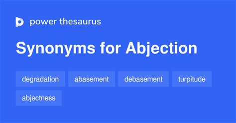 Abjection Synonyms 892 Words And Phrases For Abjection
