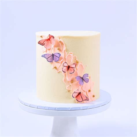 Sydneys Butterfly Minimalist Cake Specialists Order Online Sydney Delivery