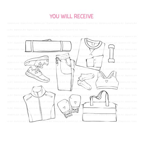 Sport Coloring Page Procreate Coloring Page Fashion Coloring Etsy