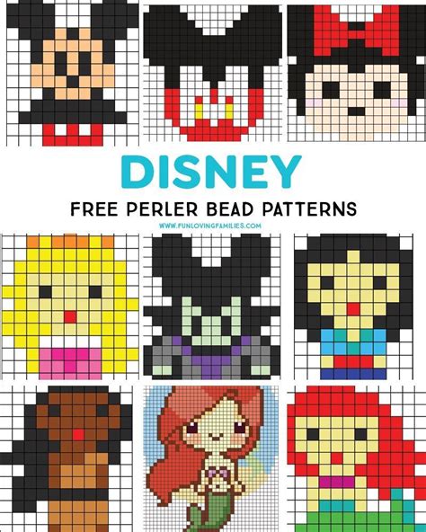 60 Free Perler Bead Patterns And Craft Ideas Fun Loving Families