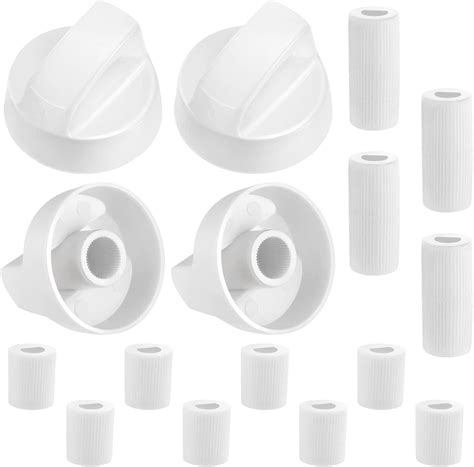 Blutoget Upgrade 4 Pack Universal White Control Knobs With