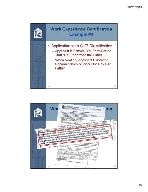 Cslb Qualifying Experience Final Part Contractors License Service
