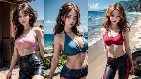 Ai Lookbook Fashion Showcase Lingerie Swimwear Bikini Underwear