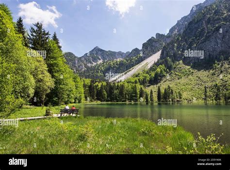 Germany Bavaria Chiemgau Alps Inzell Frillensee And Staufen