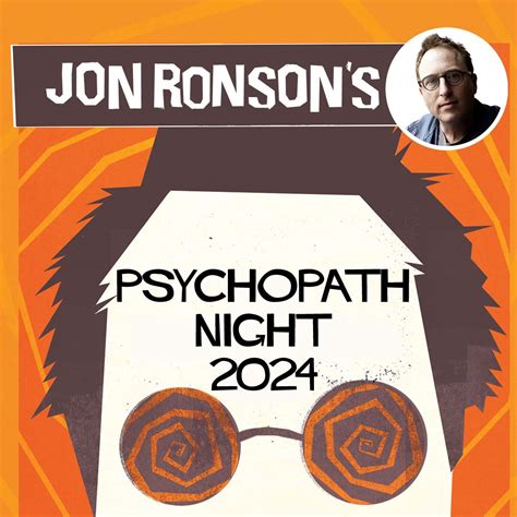Author Talk Jon Ronsons Psychopaths Night · Unity Books