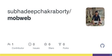 Github Subhadeepchakrabortymobweb