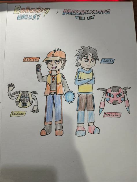 Boboiboy And Amato Rideout Style By Ryuko21981 On Deviantart