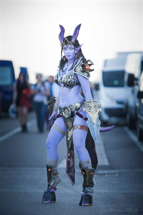 Videogame Worl Of Warcraft Character Draenei Cosplayer Giulia