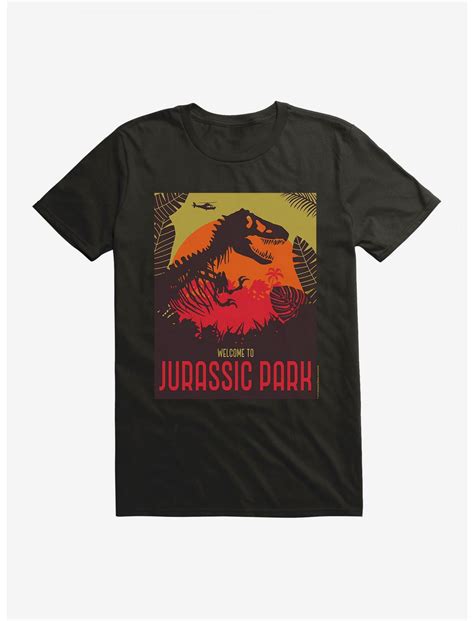 Jurassic Park Welcome Sunset T Shirt Hot Topic
