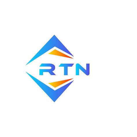 Rtn Abstract Technology Logo Design On White Background Rtn Creative Initials Letter Logo