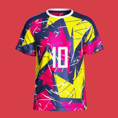 Soccer Hot Pink With Multi Color Jersey Player 10 3d Model By Clothing Axis