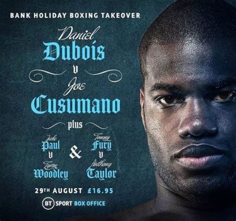 Daniel Dubois Vs Joe Cusumano Age Height Weight Reach Net Worth Record And More