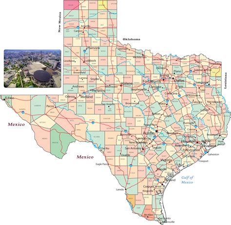 Map Of Texas