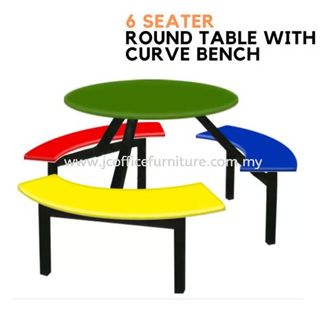 4 Seater Square Fibreglass Canteen Table Selangor Kl Puchong