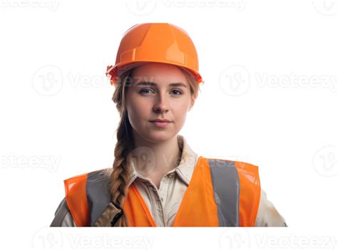 Ai Generated Female Site Engineer 38368437 Png