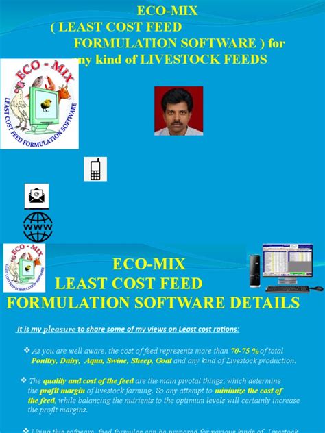 Eco Mix Software Presentation Screenshots Pdf