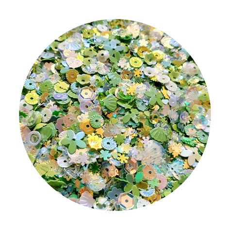 Green Sequins Mix Keipach