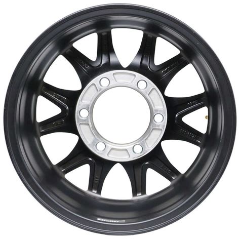 Aluminum Eagle Trailer Wheel 15 X 6 Rim 6 On 5 12 Matte Black