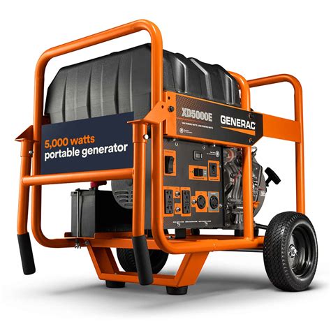 Generac Portable Generator 5000w Diesel Electric Start 50st