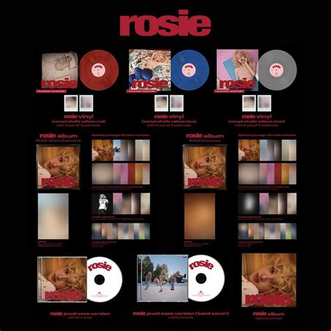 241209 RosÉ The First Studio Album Rosie♡ Limited Quantities