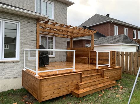 Réalisations Patios Terrasses Mur Dintimité Rampes Pergolas